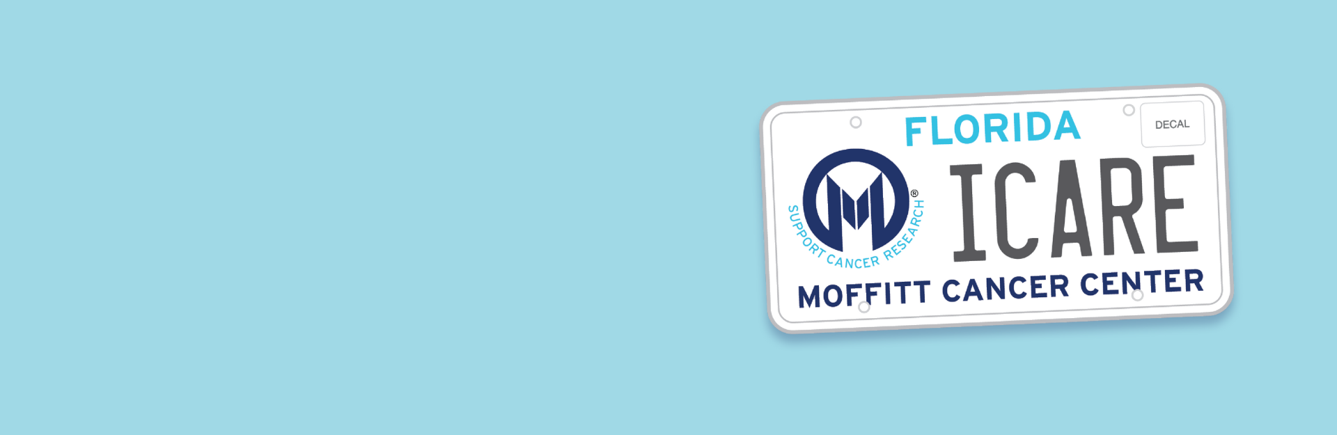 Order A Complimentary Moffitt License Plate Today | Moffitt